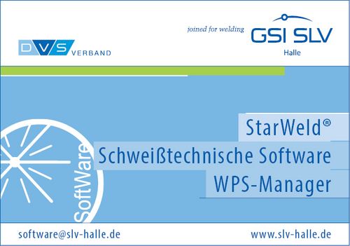 Schweißtechnische Software StarWeld® WPS-MANAGERNews - SLV München